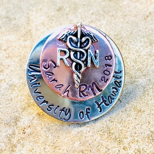 Graduation 2022, BSN Pin, Locking Pin Back,nurse Pin, Graduation Gifts ...