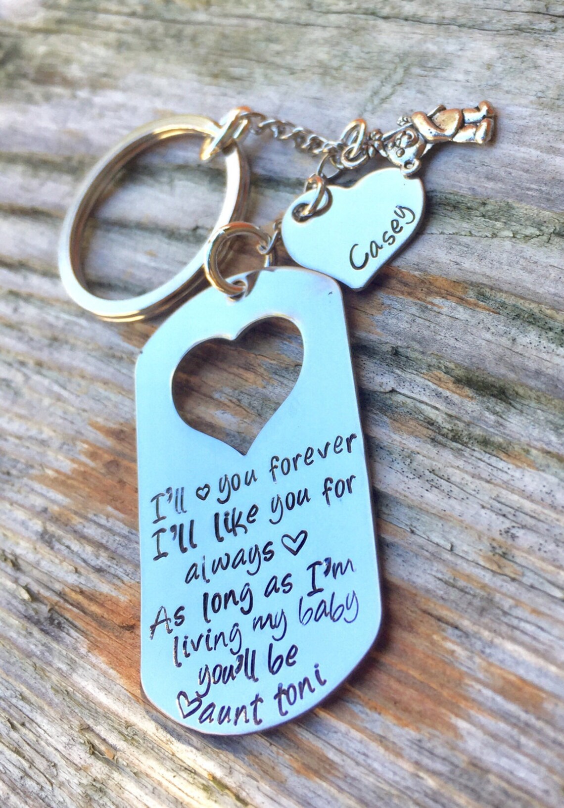 Personalized Keychains I'll Love You Forever I'll - Etsy