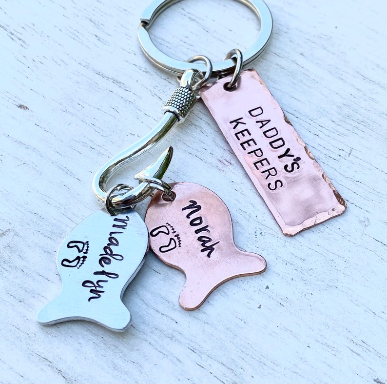 My Best Catch Fishing Keychain Personalized Gifts for Him - Etsy