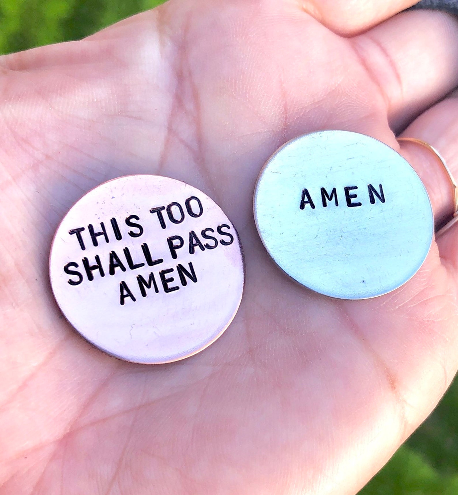 Amen This Too Shall Passchristian Gifts Custom Keychains - Etsy