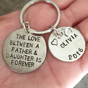 The Love Between A Father and Daughter is Forever, Personalized ...