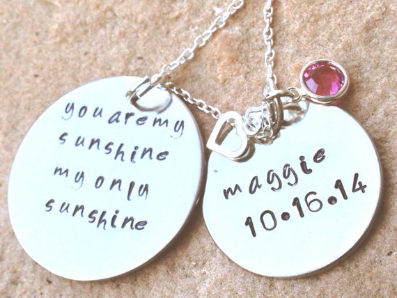 Mother daughter sunshine necklace store