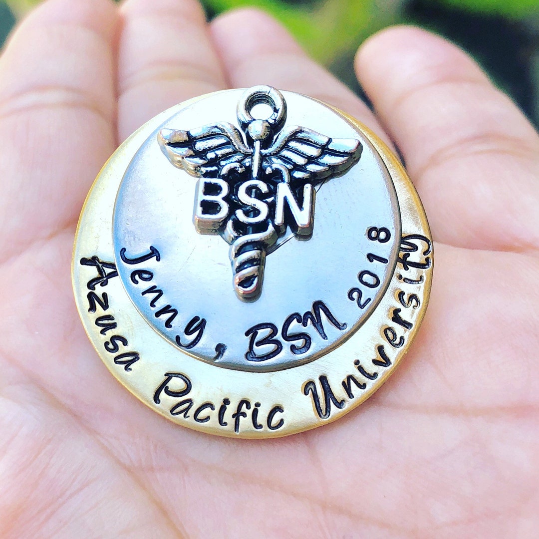 BSN Pin, Locking Pin Back, Nurse Pin, Graduation Gifts, Graduation Pins ...