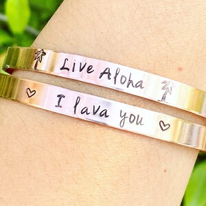 Live Aloha, Hawaii Jewelry, Live Aloha Bracelet, Hawaiian Jewelry ...