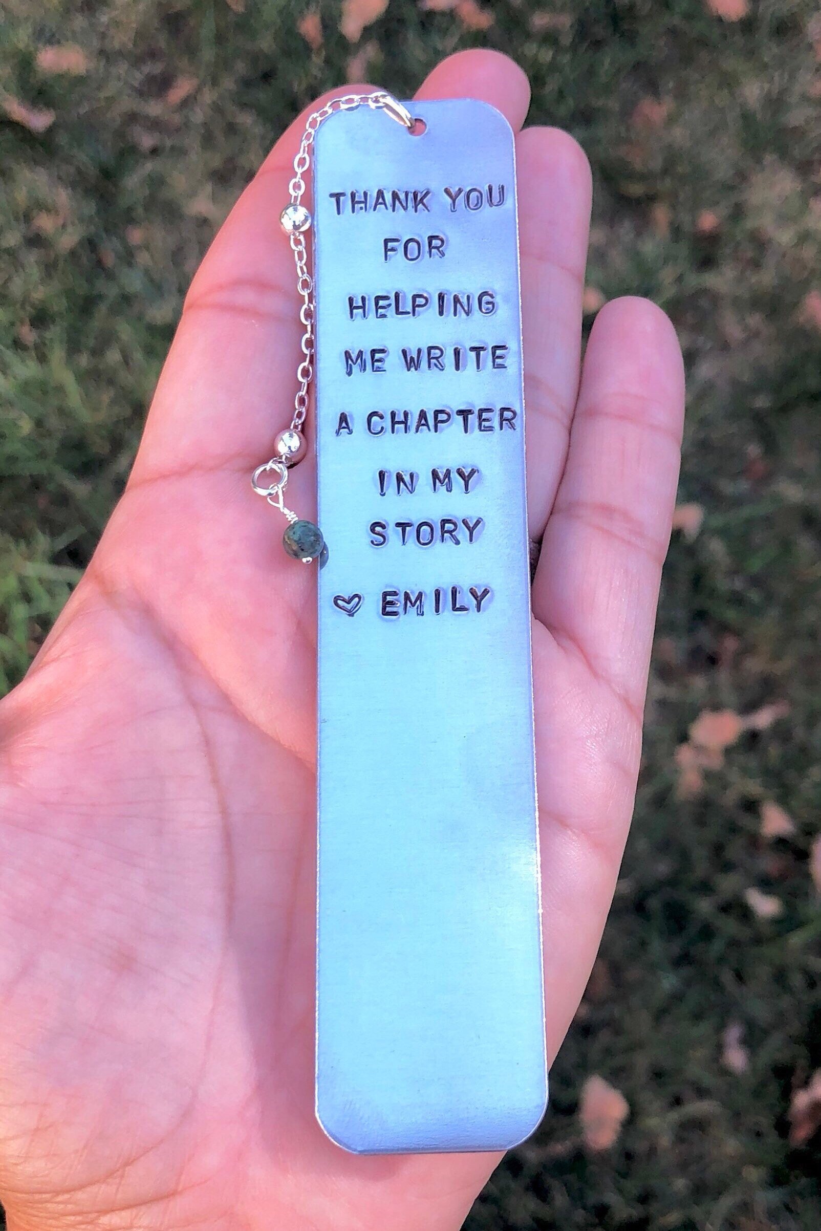 Teacher Personalized Bookmarks , Bookmark, Thank You for Helping Me ...