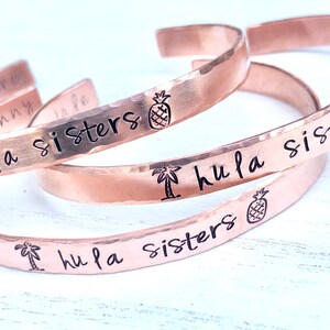 Hula Sisters Bracelet , Hawaiian Jewelry, Hawaiian Bracelets, Hand ...