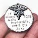 Physicians Assistant Pin Nurse Pin Graduation Pins Ceremony - Etsy