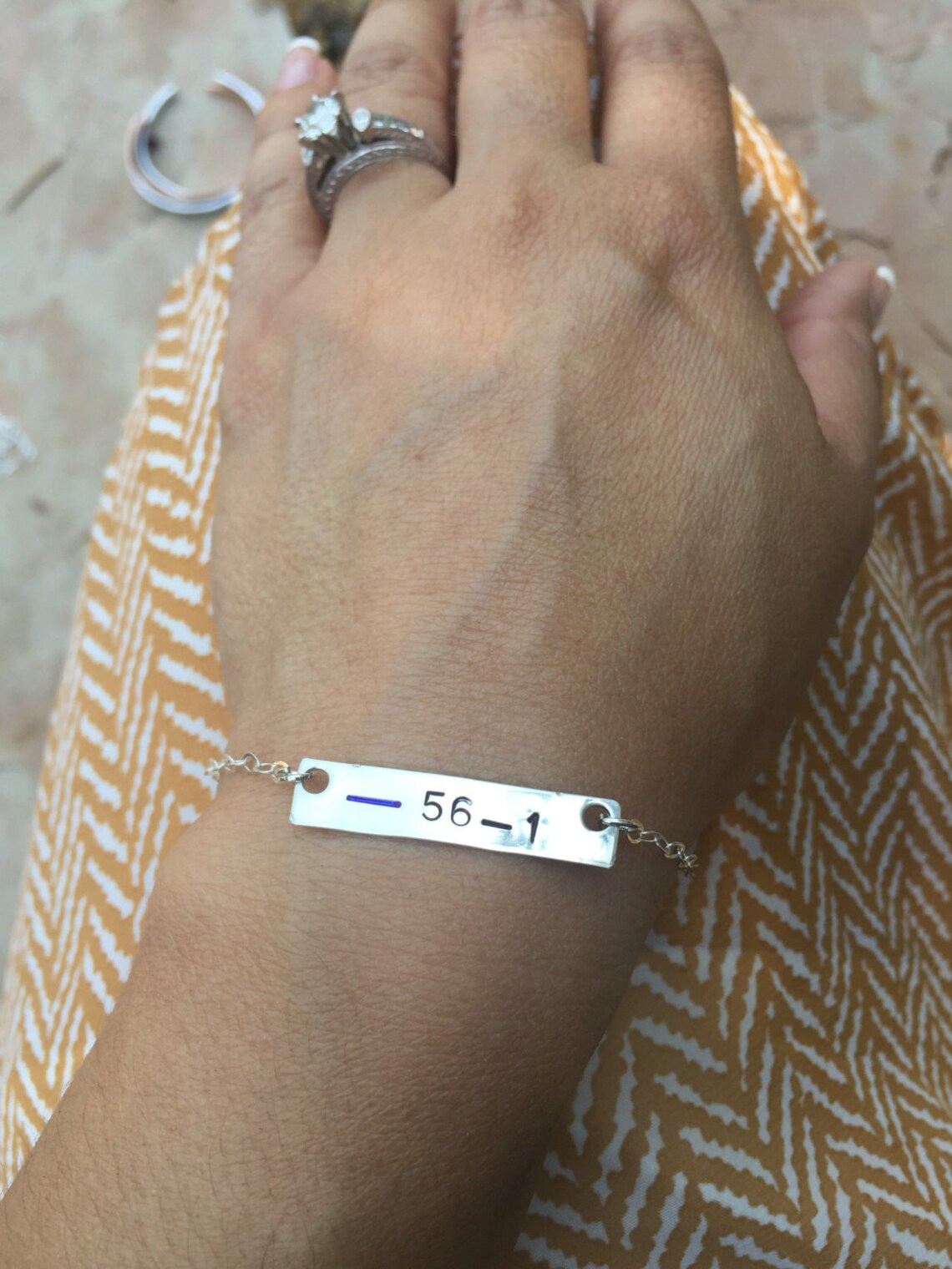 Blue Line Bracelet Red Line Bracelet Police Wife Bracelet - Etsy