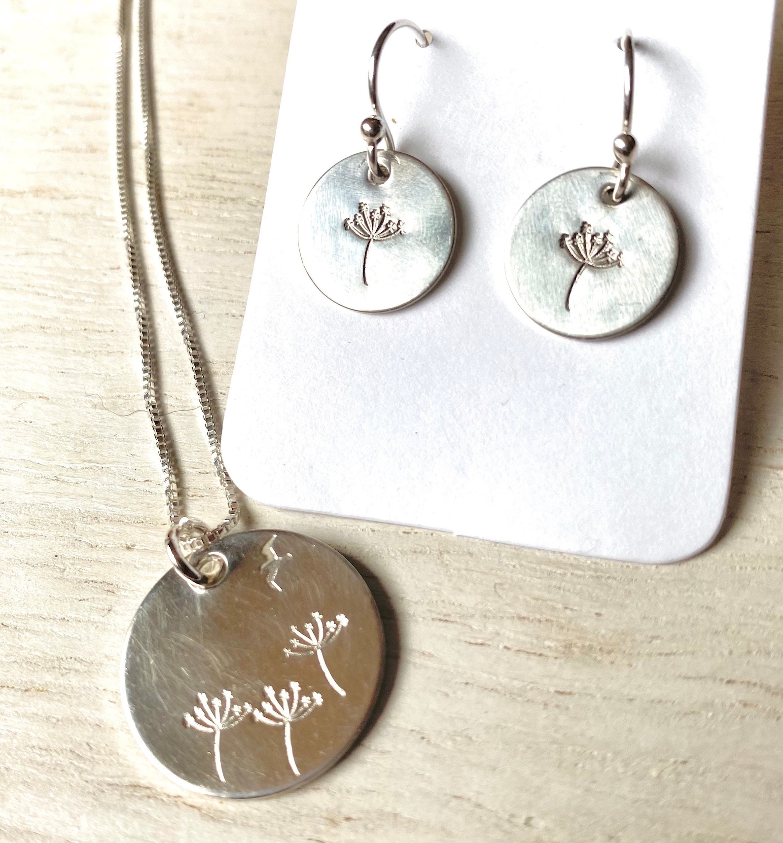 Valentine Gifts For Her Dandelion Necklace Dandelion | Etsy