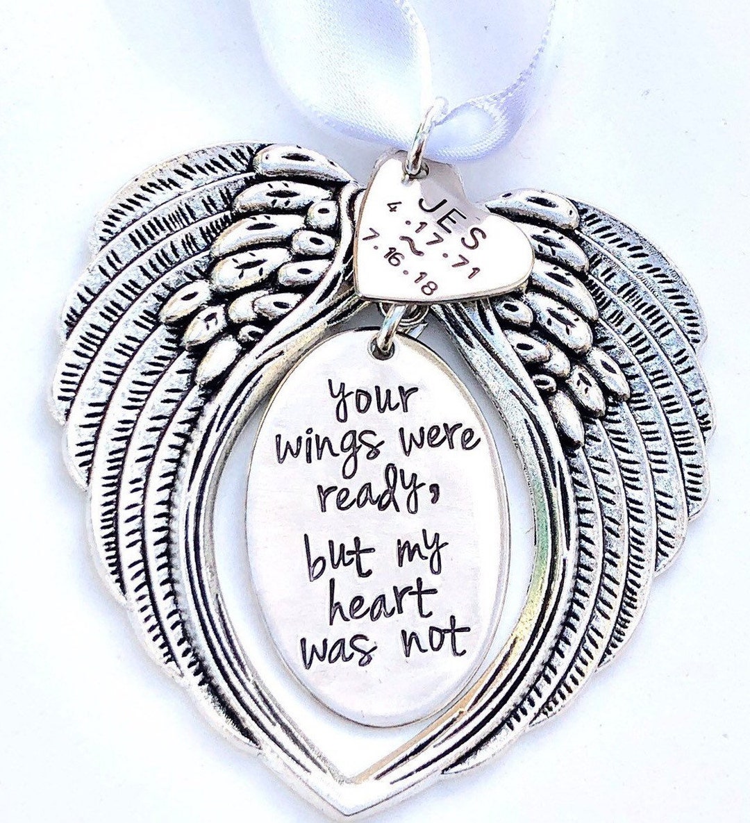 Memorial Gift, Sympathy Gift, Memorial Ornament, Memorial Wall Decor ...