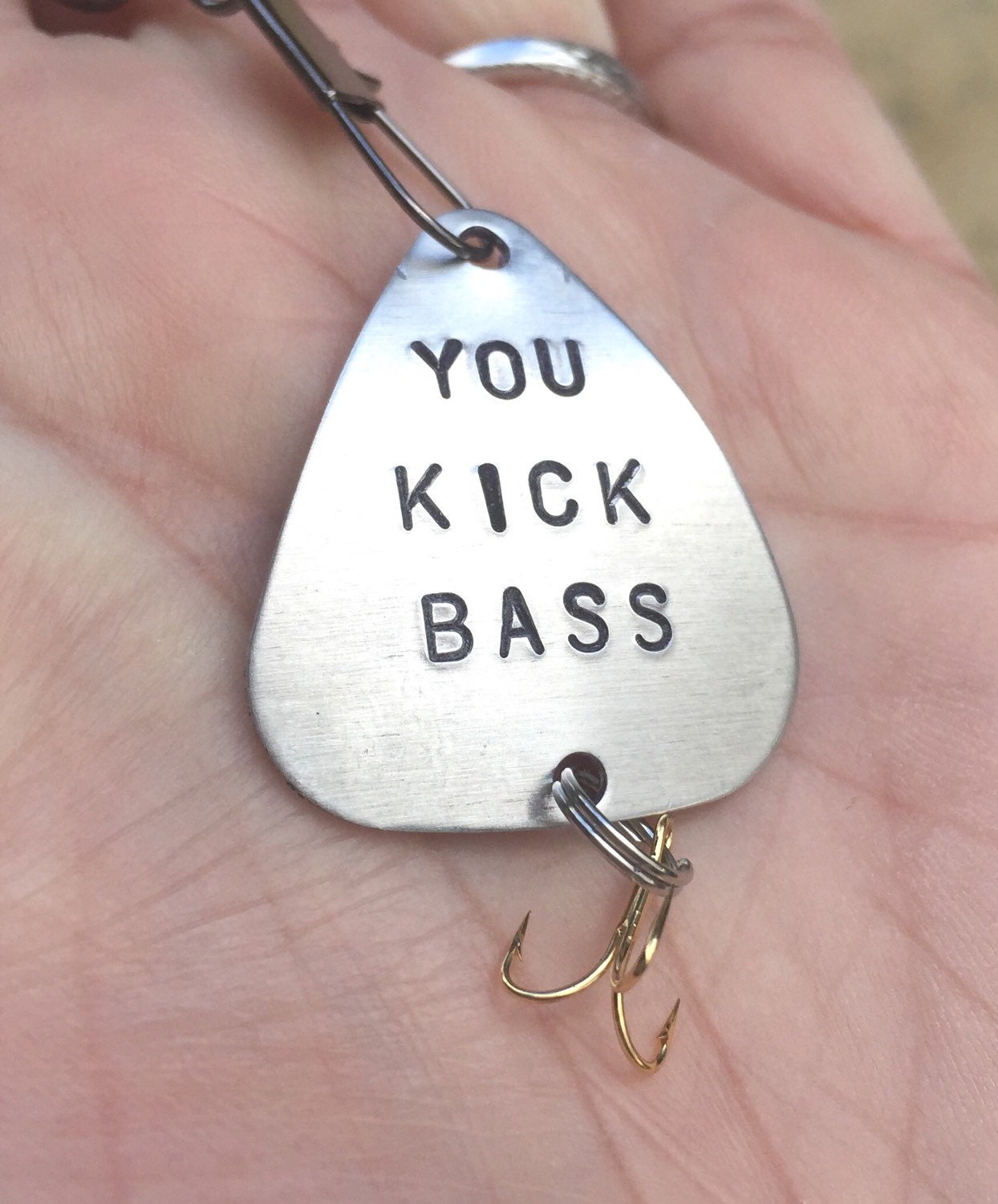 Fishing Lure, You Kick Bass, for Him, Boyfriend Gift, Personalized ...