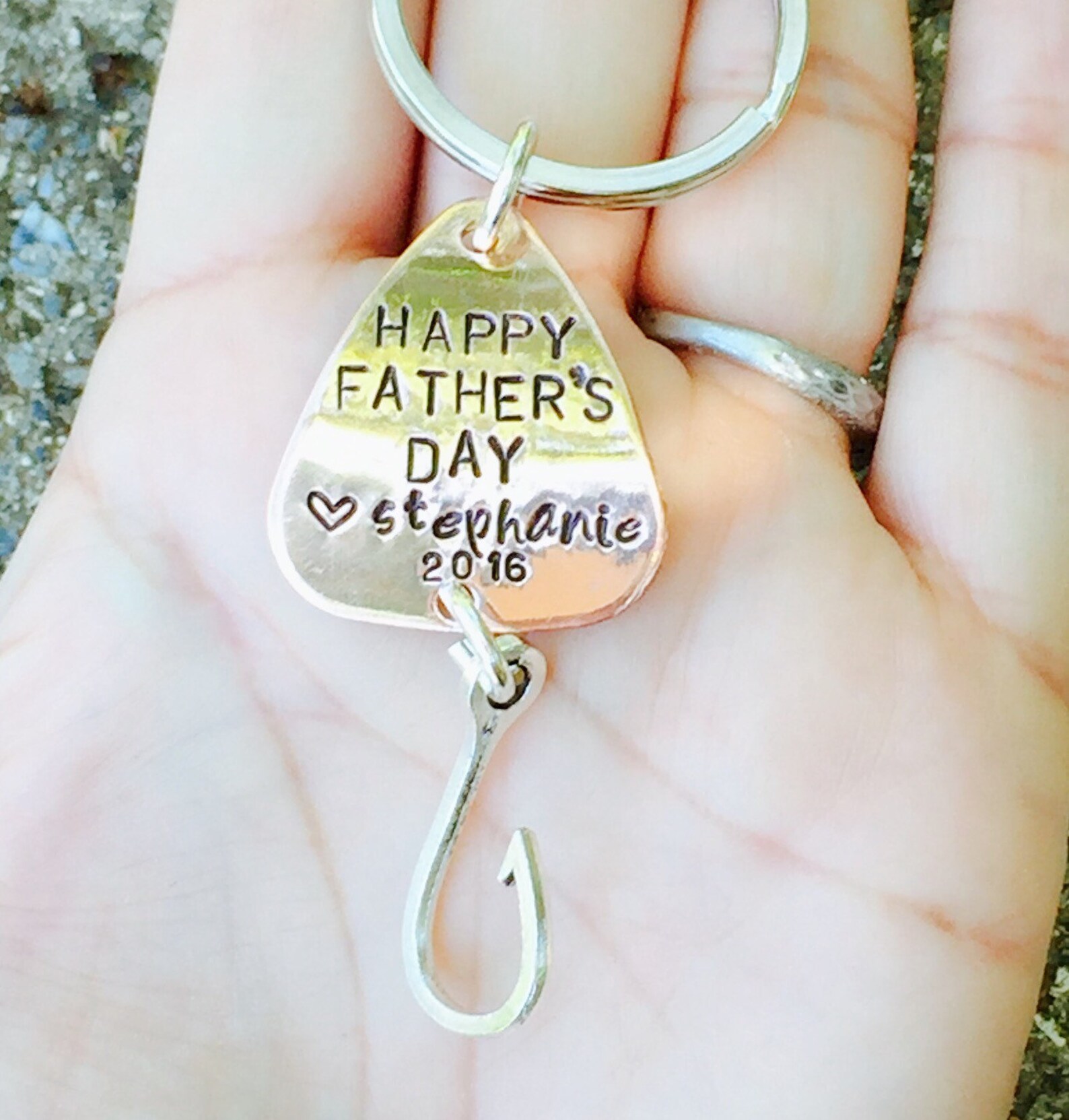 Fishing Lure Keychain for Him Boyfriend Gift Personalized - Etsy