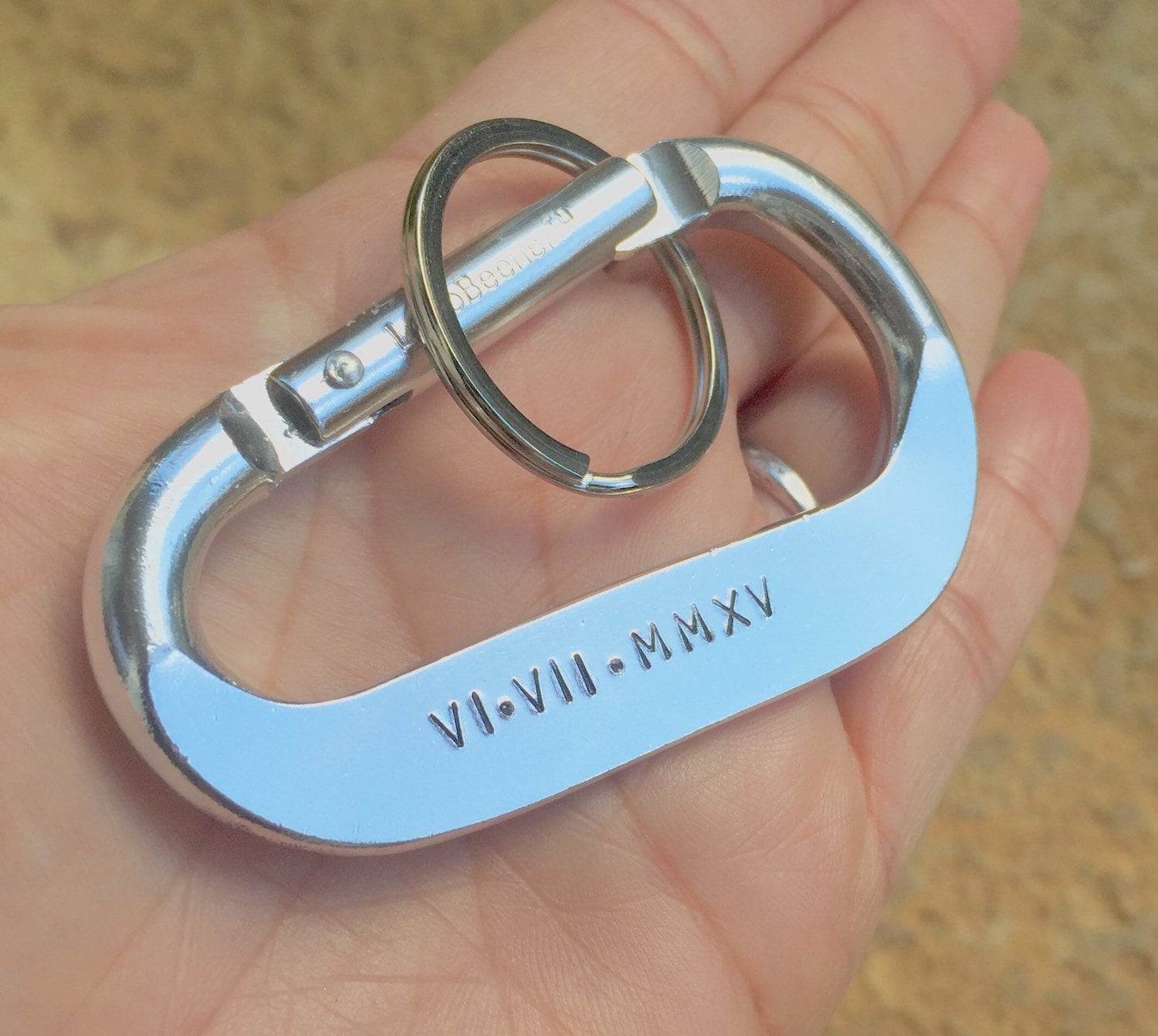 Boyfriend Gift Carabiner Personalized Carabiner Hand - Etsy