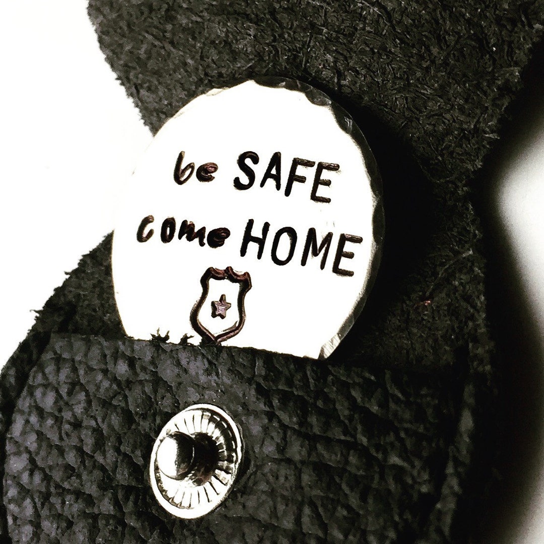 Gifts for Him,be Safe Come Home Keychain, Police Life, Husband Gift ...