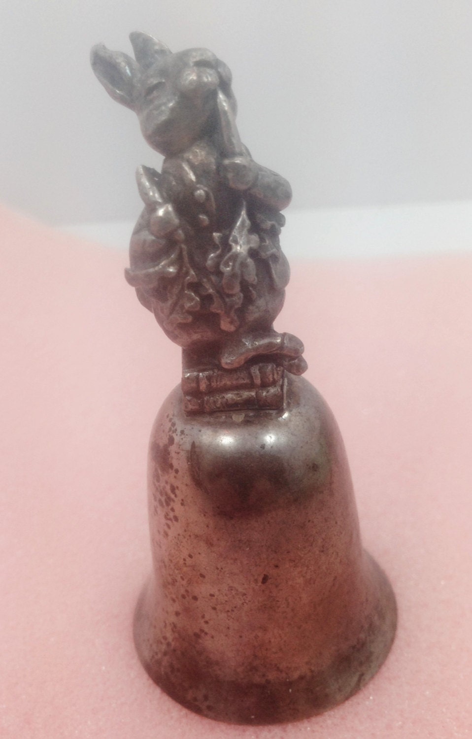 Vintage Rabbit Silver Bell : Peter Rabbit Bell by Beatrix Potter WALL ...