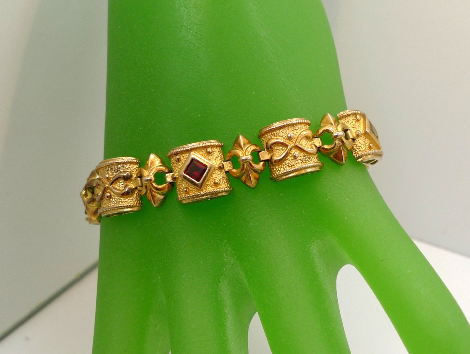Remarkable Vintage Unique Link Bracelet: Sterling 925 Silver - Etsy
