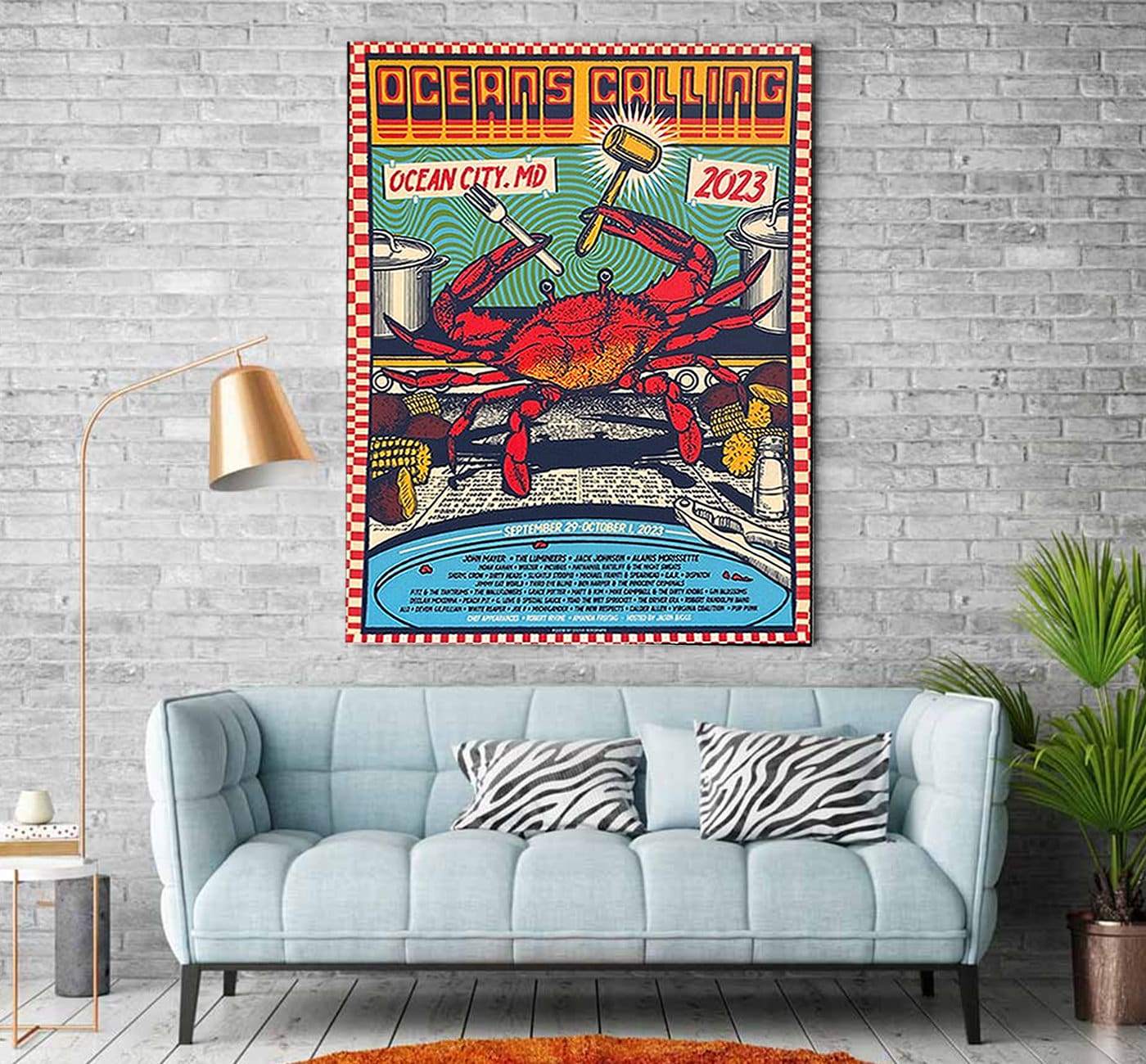 Oceans Calling Festival October 2023 Ocean City, MD Poster sold by ...