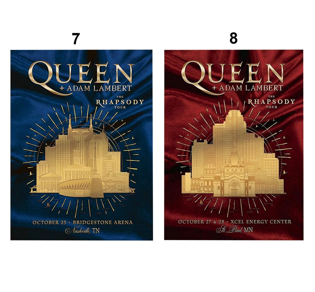 Custom Queen Rhapsody Tour October 27 & October 28 2023 St. - Etsy