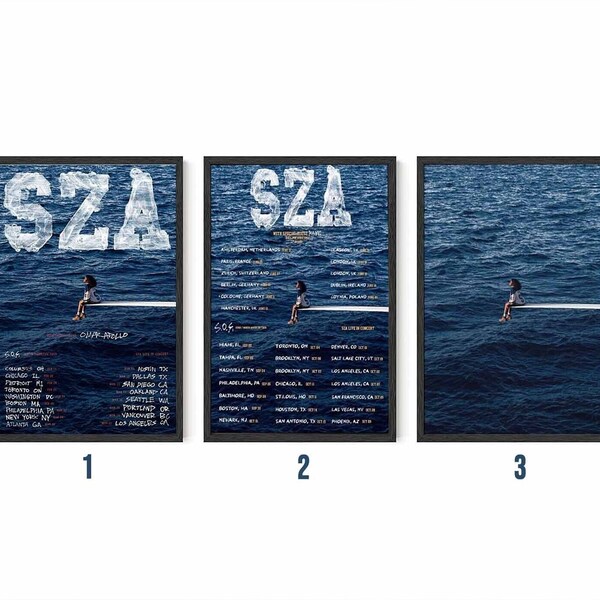 Sza Sos Tour Poster - Etsy