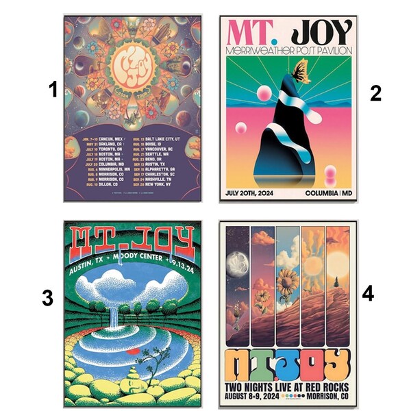 Mt Joy Poster - Etsy