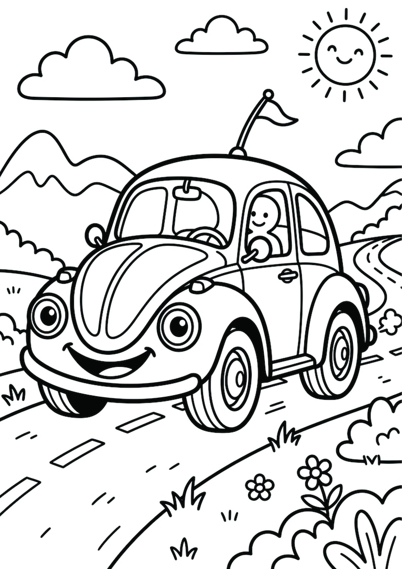 Animal Coloring Sheets: Printable Pages for Kids and Adults (digital ...