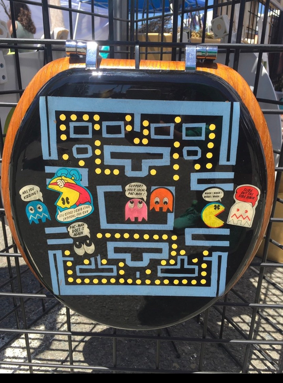 Pac-man Toilet Seat for the 80’s Nerd Inside - Etsy