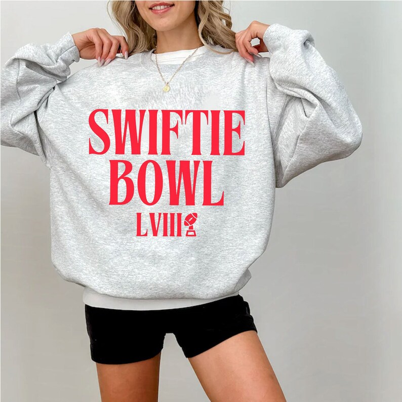 Swiftie Bowl Sweatshirt, Super Bowl Shirt, Funny Super Bowl Shirt, Cute ...
