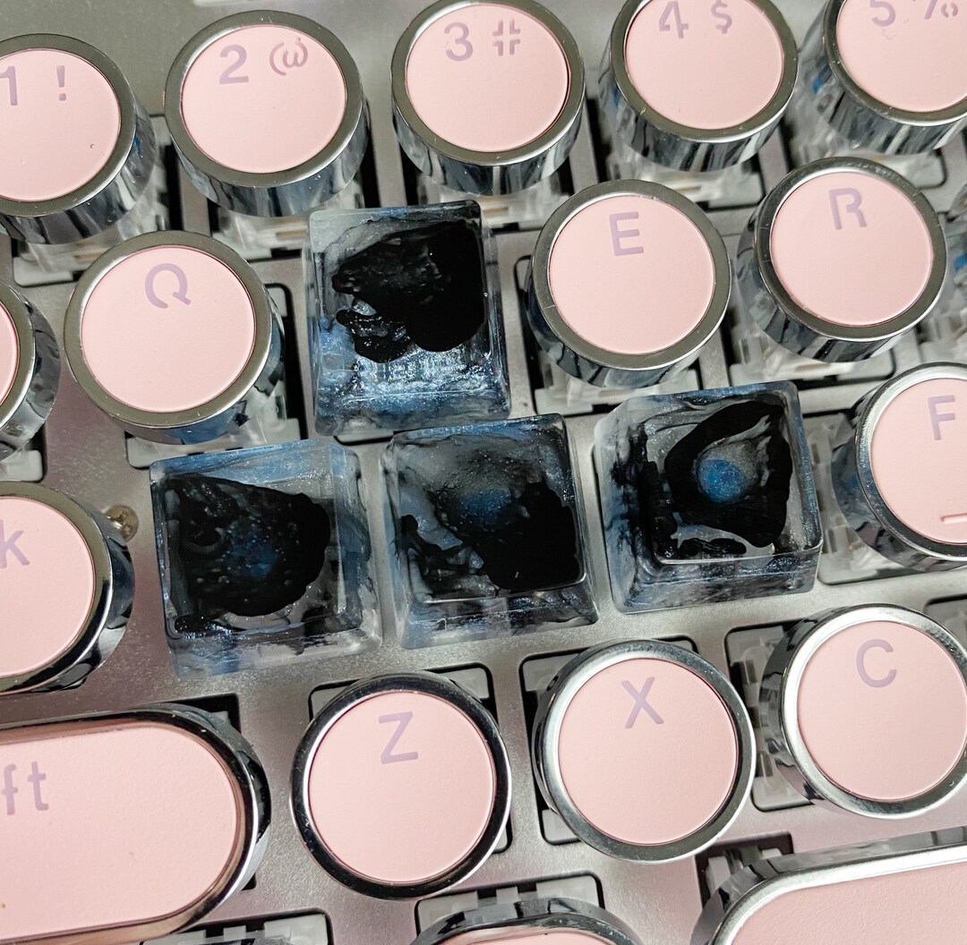 Black Frosted Keycaps, Cherry Mx Keycap, Transparent Keycap, Custom ...