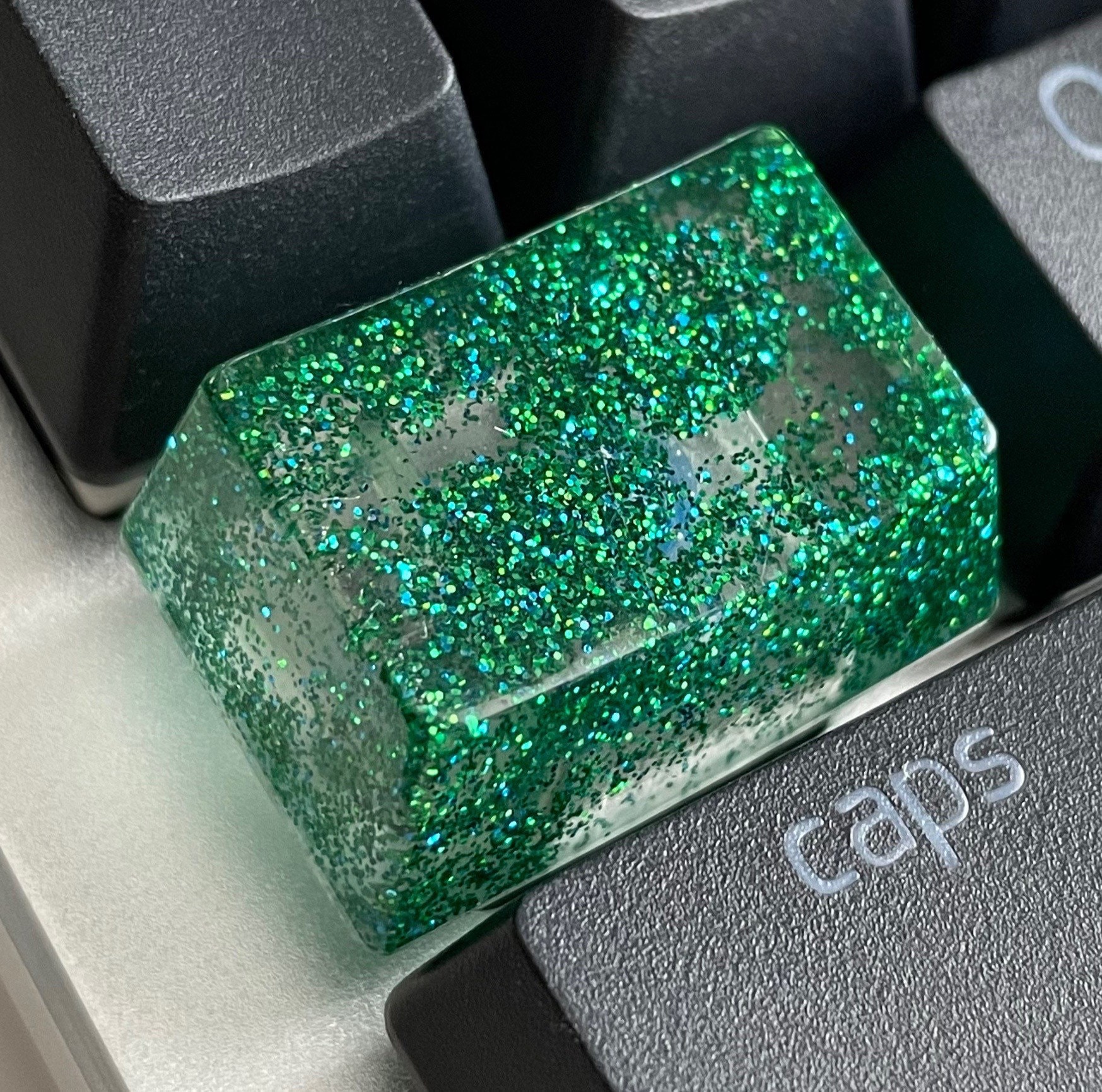 Green Keycap Transparent Keycap Cherry Mx Keycap Resin | Etsy