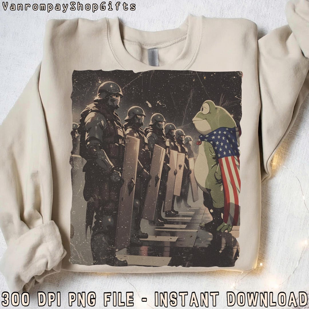 Portland Frog Anti-ice Png, Portland Frog Protester Png, Anti ICE Png ...