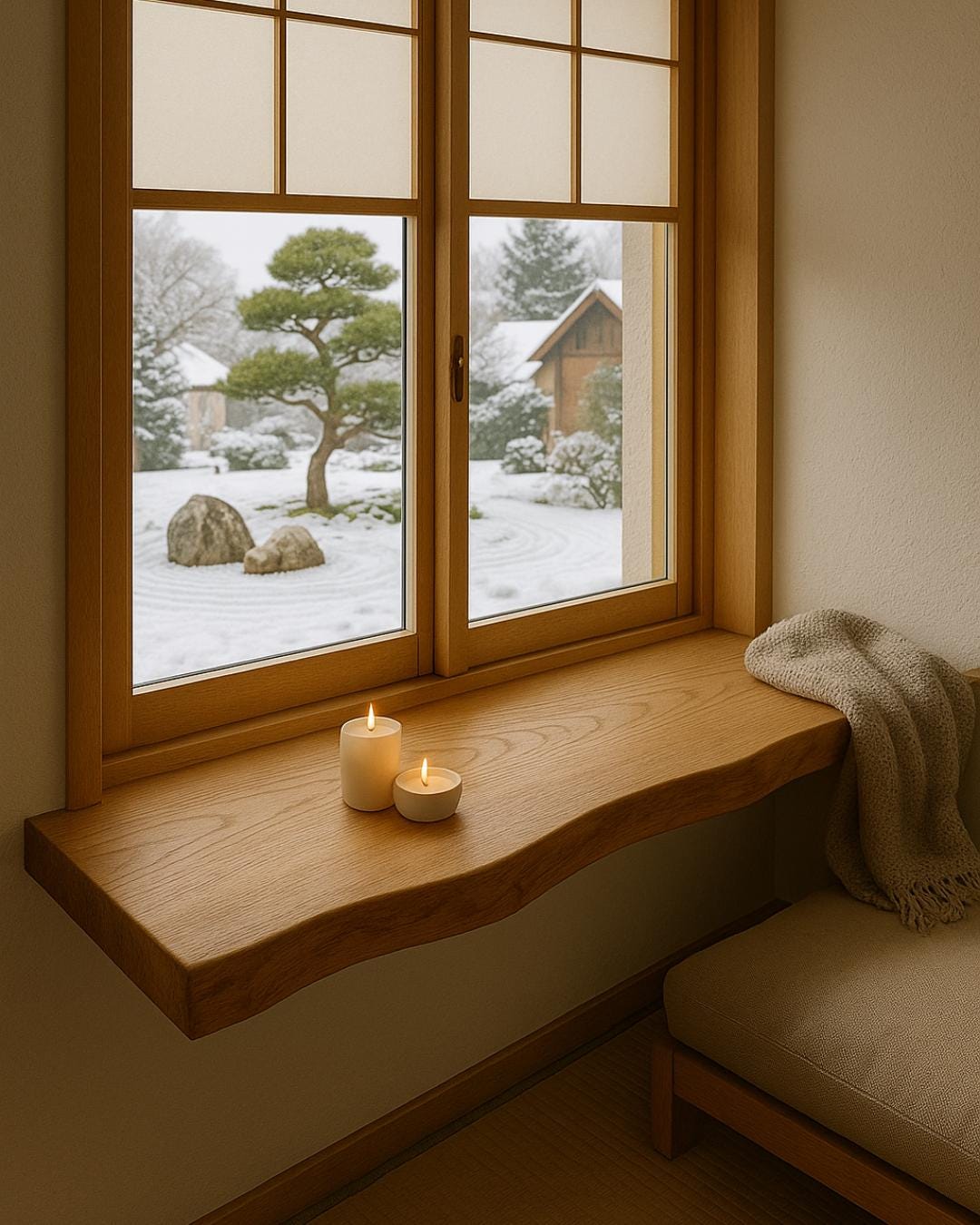 Custom Live Edge Windowsill – Solid Oak, Ash, or Walnut Sill, Rustic ...