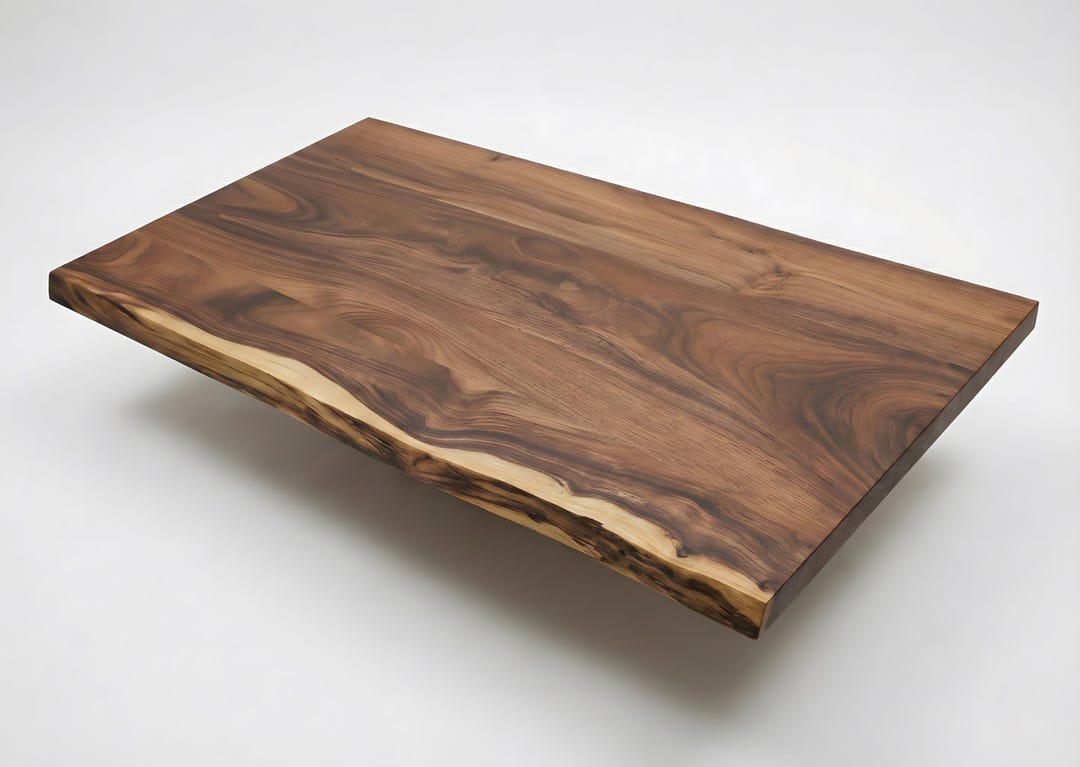 Solid Wood Tabletop – Walnut, Oak or Ash | Live or Straight Edge ...
