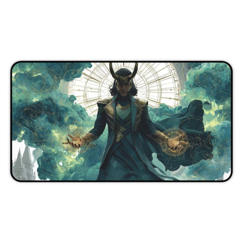 Loki-inspired Neoprene Desk Mat – Mystical Home Office Decor - Etsy