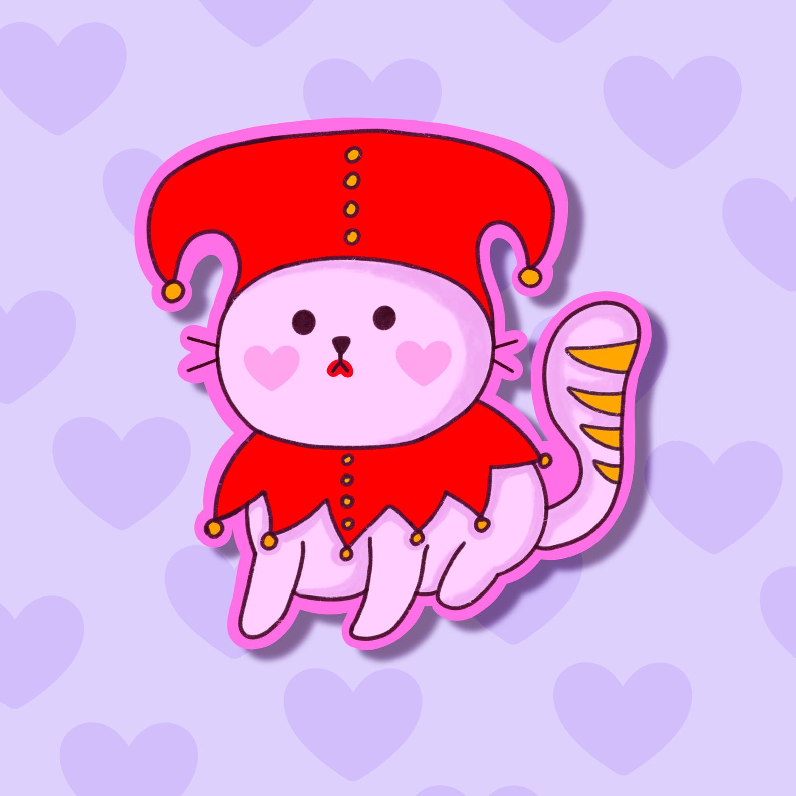 Balatro Chicot Joker Cat Sticker: Waterproof Game Inspired Sticker for ...