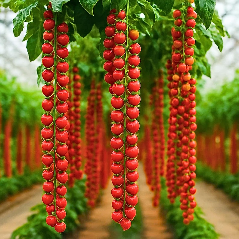150 Waterfall Cherry Tomato Seeds – Ultra-sweet High-yield Variety ...