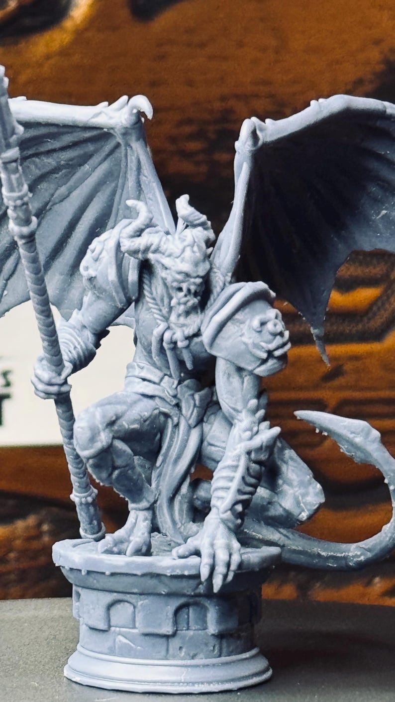 Bell Tower Gargoyle | Gothic Construct | Dnd TTRPG Wargaming Model | DM ...