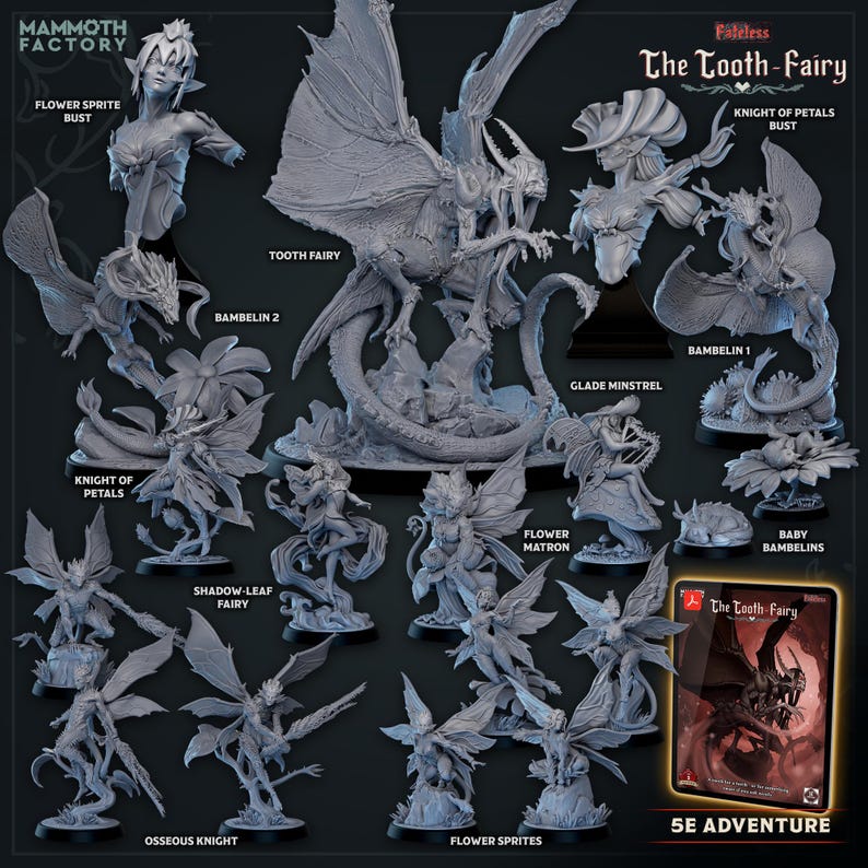 The Tooth Fairy | Hag | Feywild | Dnd TTRPG | Mammoth Factory Miniature ...