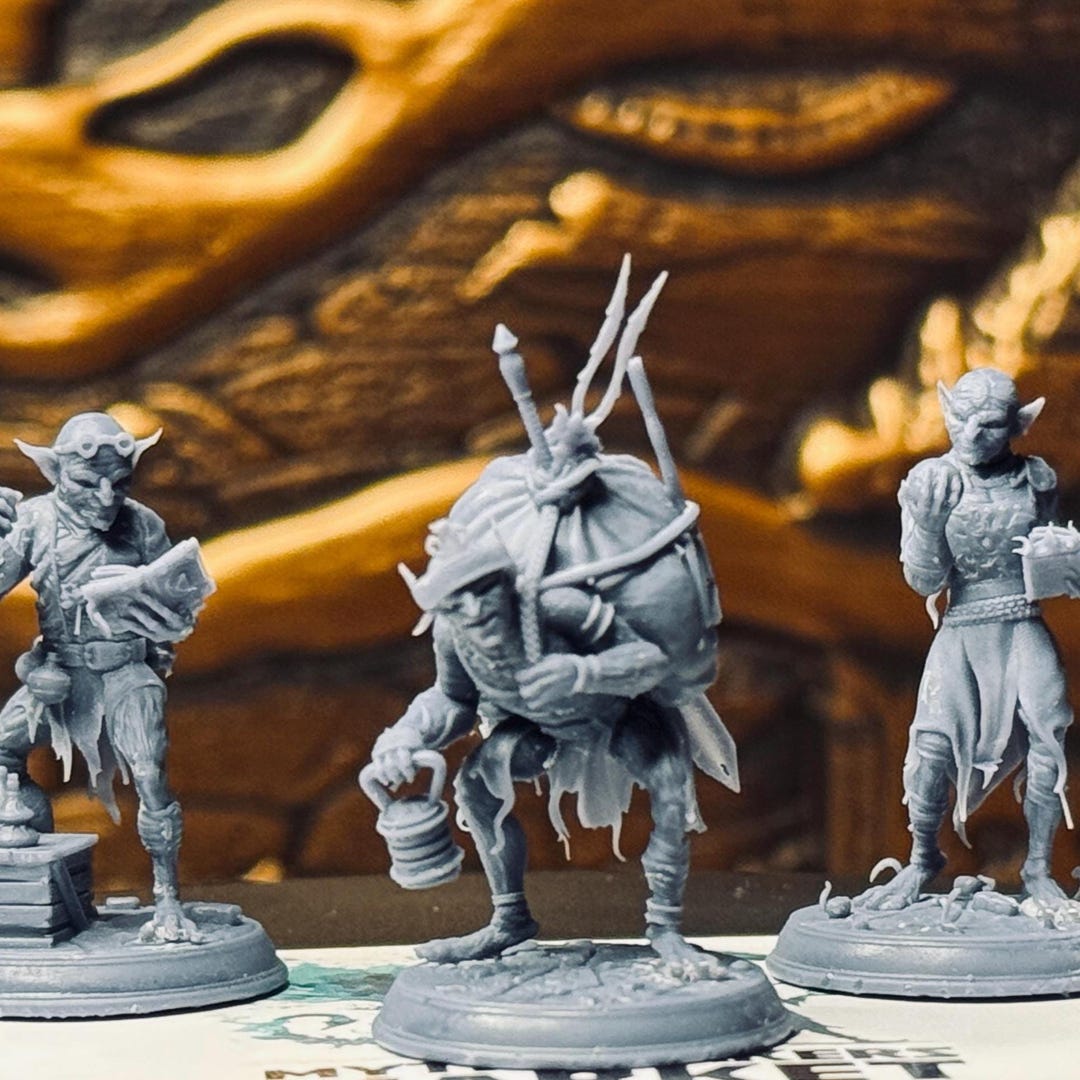 Mana Goblin Miniature: Sorcerer, Rogue, Artificer - Dnd Tabletop Resin ...