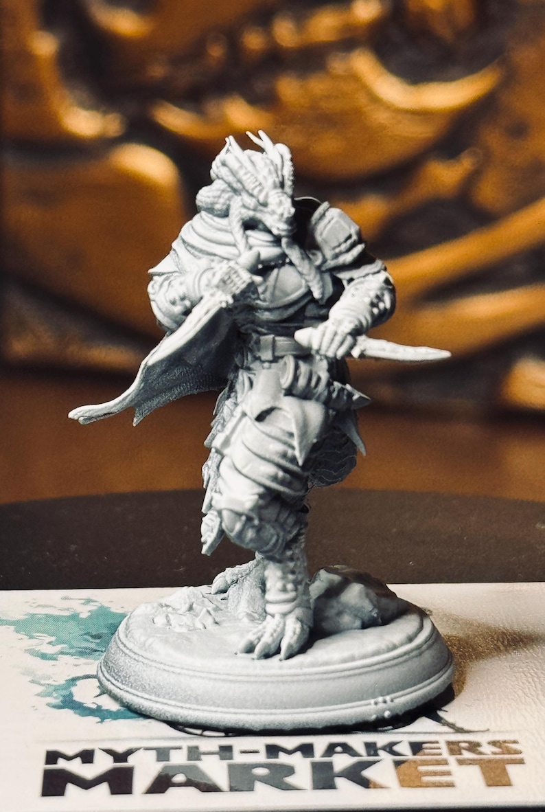 Umbrascale - Dragonborn | Rogue | Ranger | Dnd TTRPG Wargaming Model ...
