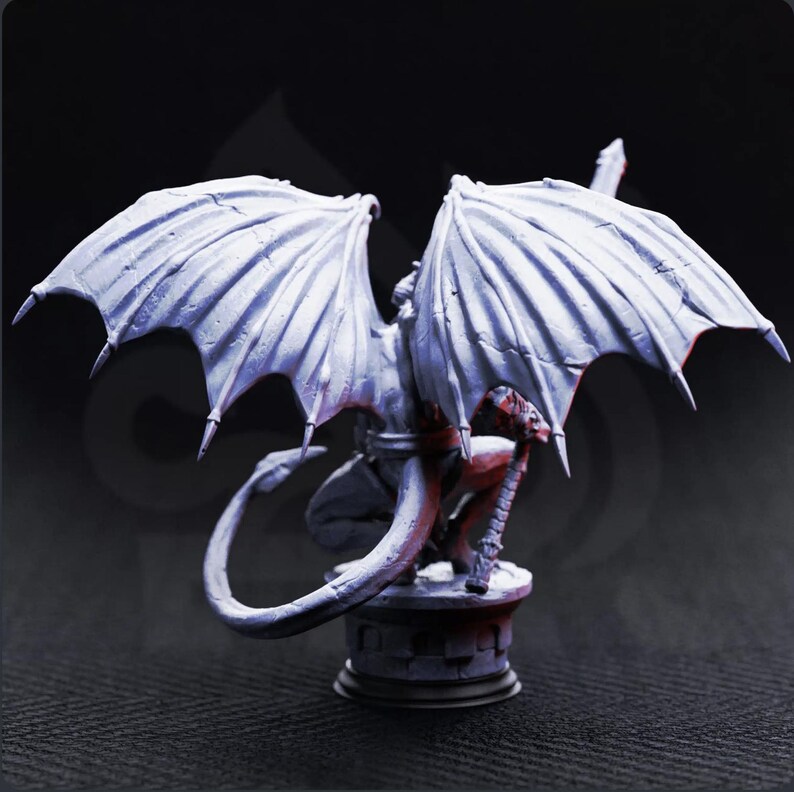 Bell Tower Gargoyle | Gothic Construct | Dnd TTRPG Wargaming Model | DM ...