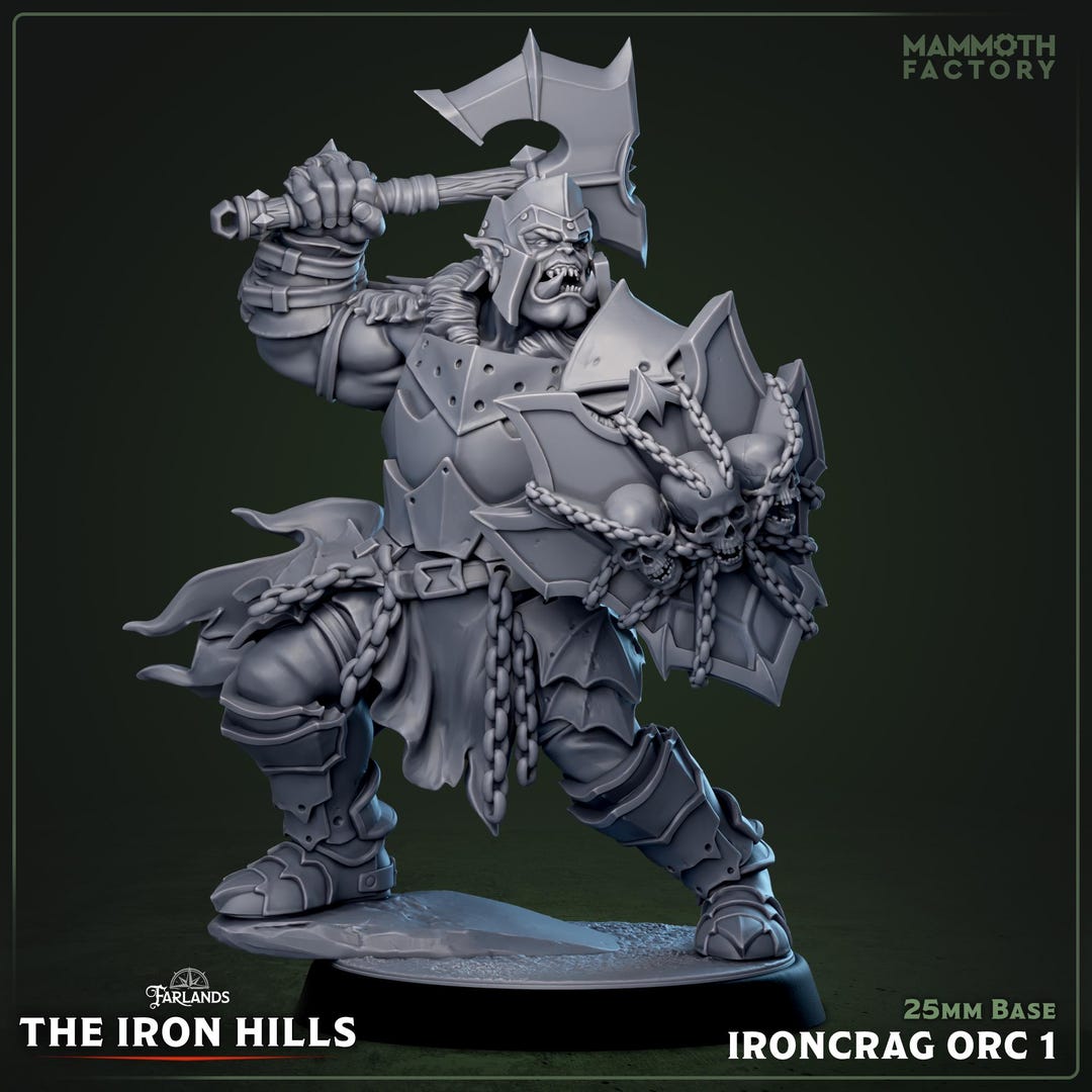 Orc Warband Bundle | Armoured Orc Set | Uruk Hai | Dnd TTRPG Wargaming ...