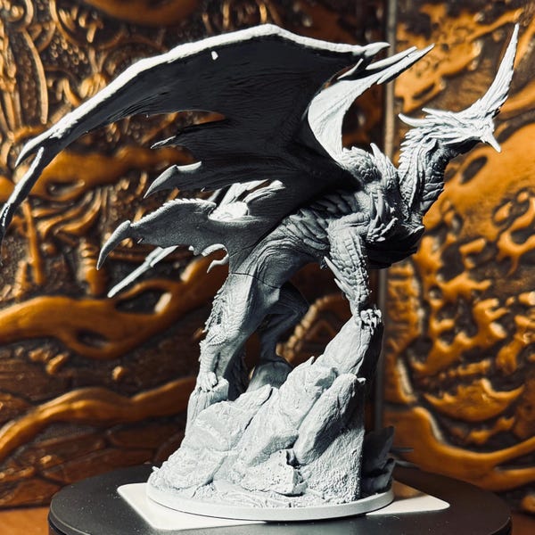 Crimson Colossal Blue Dragon - Etsy Canada