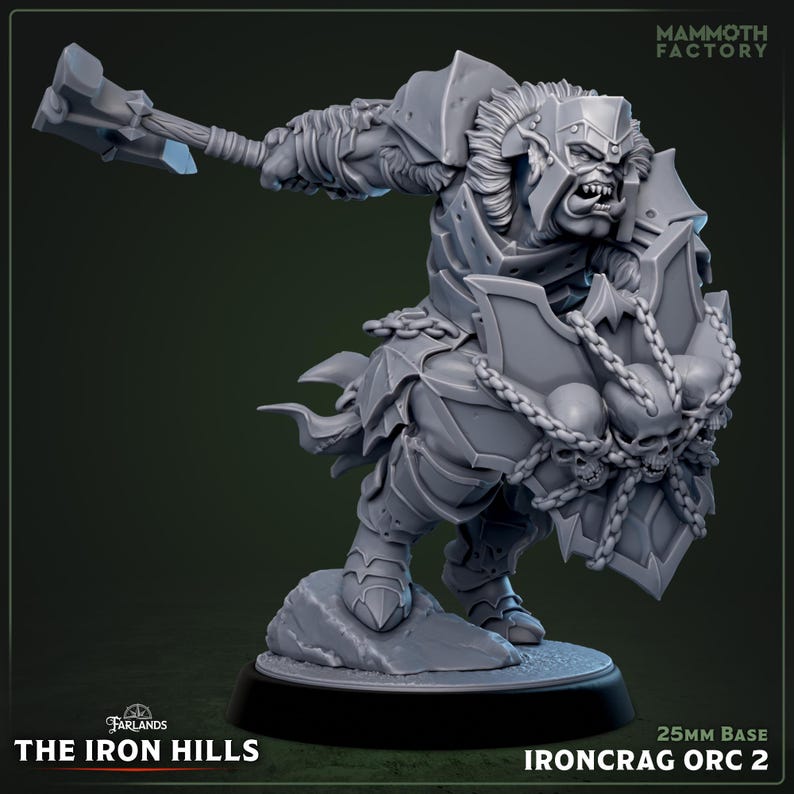 Orc Warband Bundle | Armoured Orc Set | Uruk Hai | Dnd TTRPG Wargaming ...