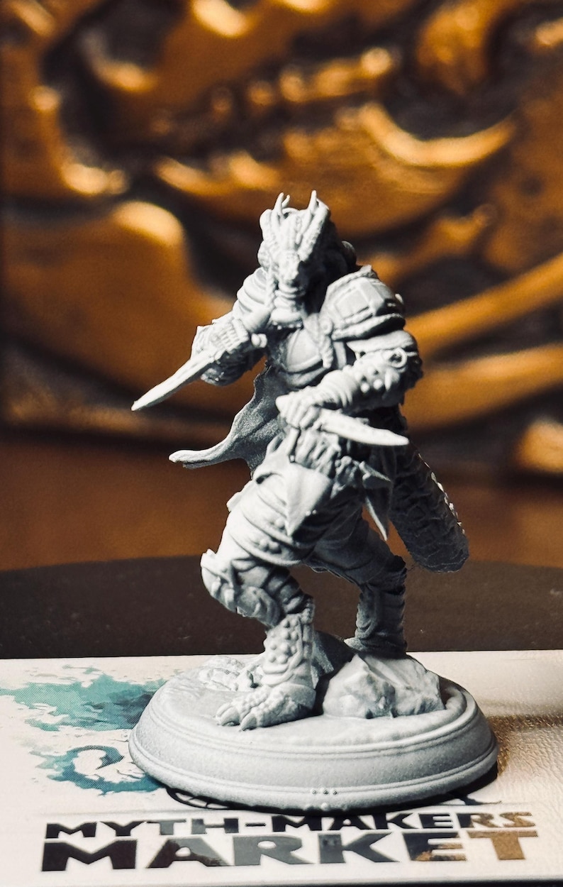 Umbrascale - Dragonborn | Rogue | Ranger | Dnd TTRPG Wargaming Model ...