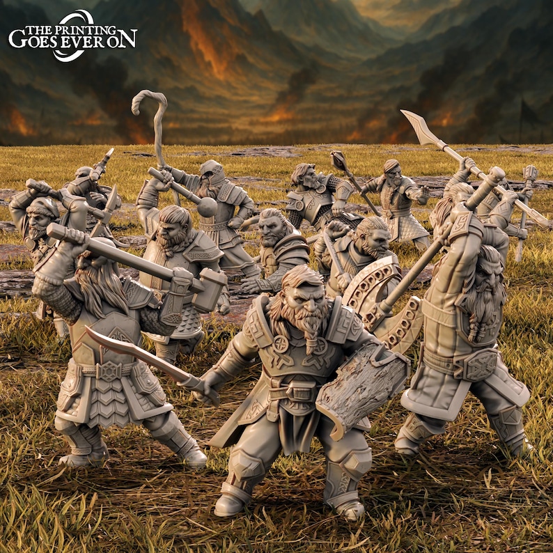 Ori - Orvik - Dwarf Bard | Ranger | Hobbit | Dnd Wargaming | Printing ...