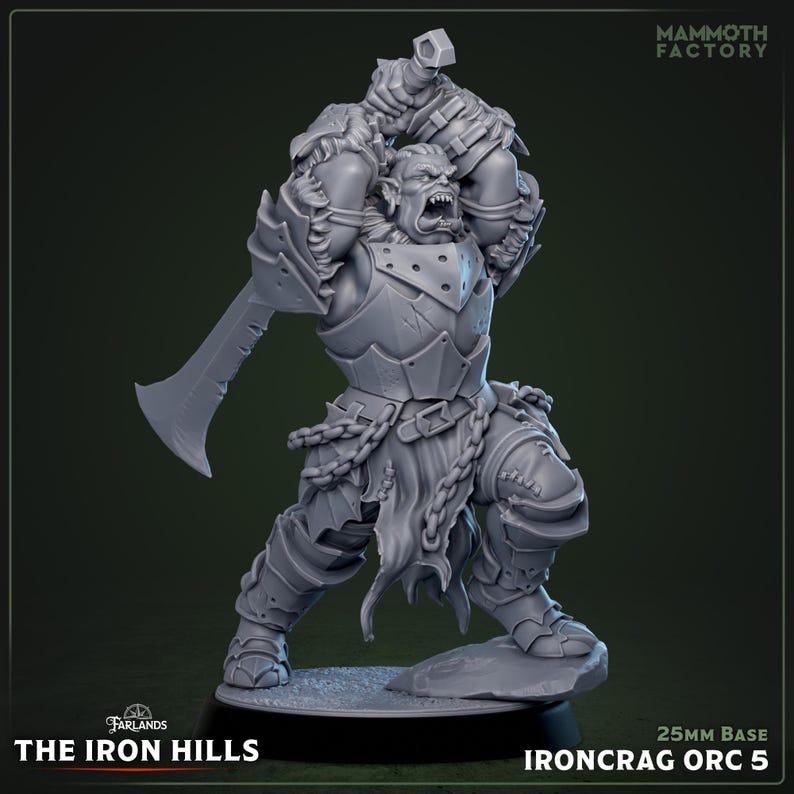 Orc Warband Bundle | Armoured Orc Set | Uruk Hai | Dnd TTRPG Wargaming ...