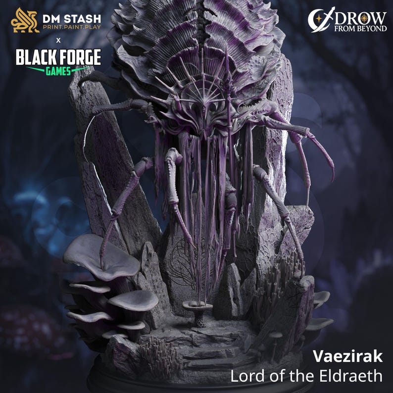Vaezirak – Lord of the Eldraeth | Giant Spider | Boss | Dnd TTRPG ...