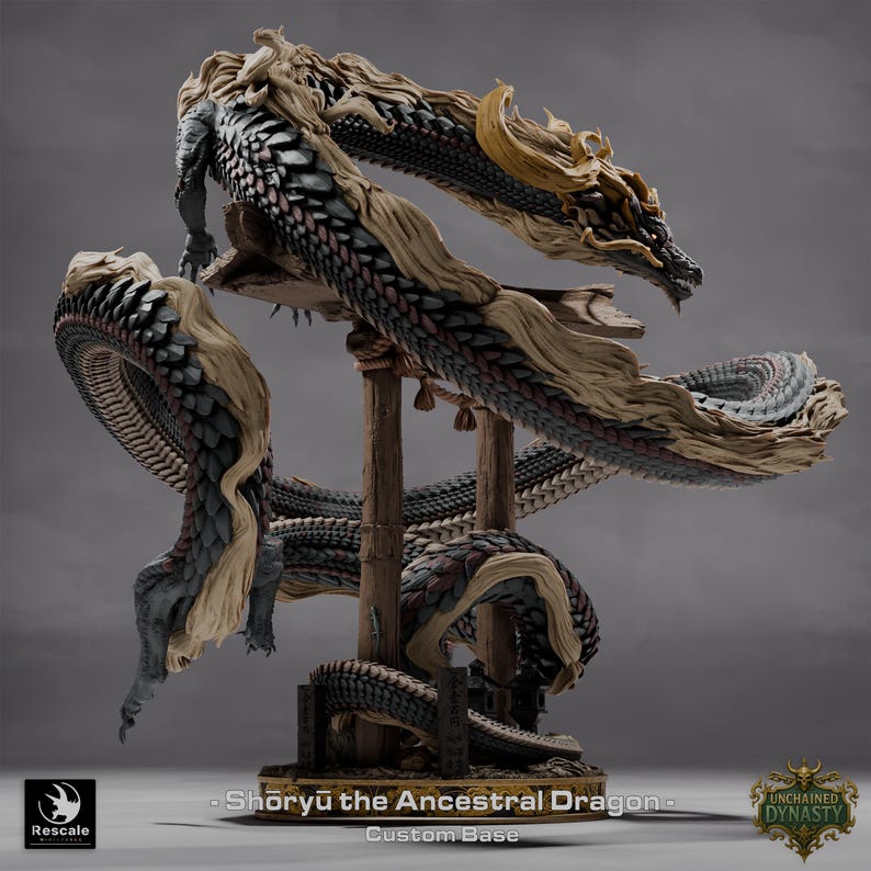 Shoryu - Ancestral Eastern Dragon | Chinese Dragon | Dnd TTRPG Model ...