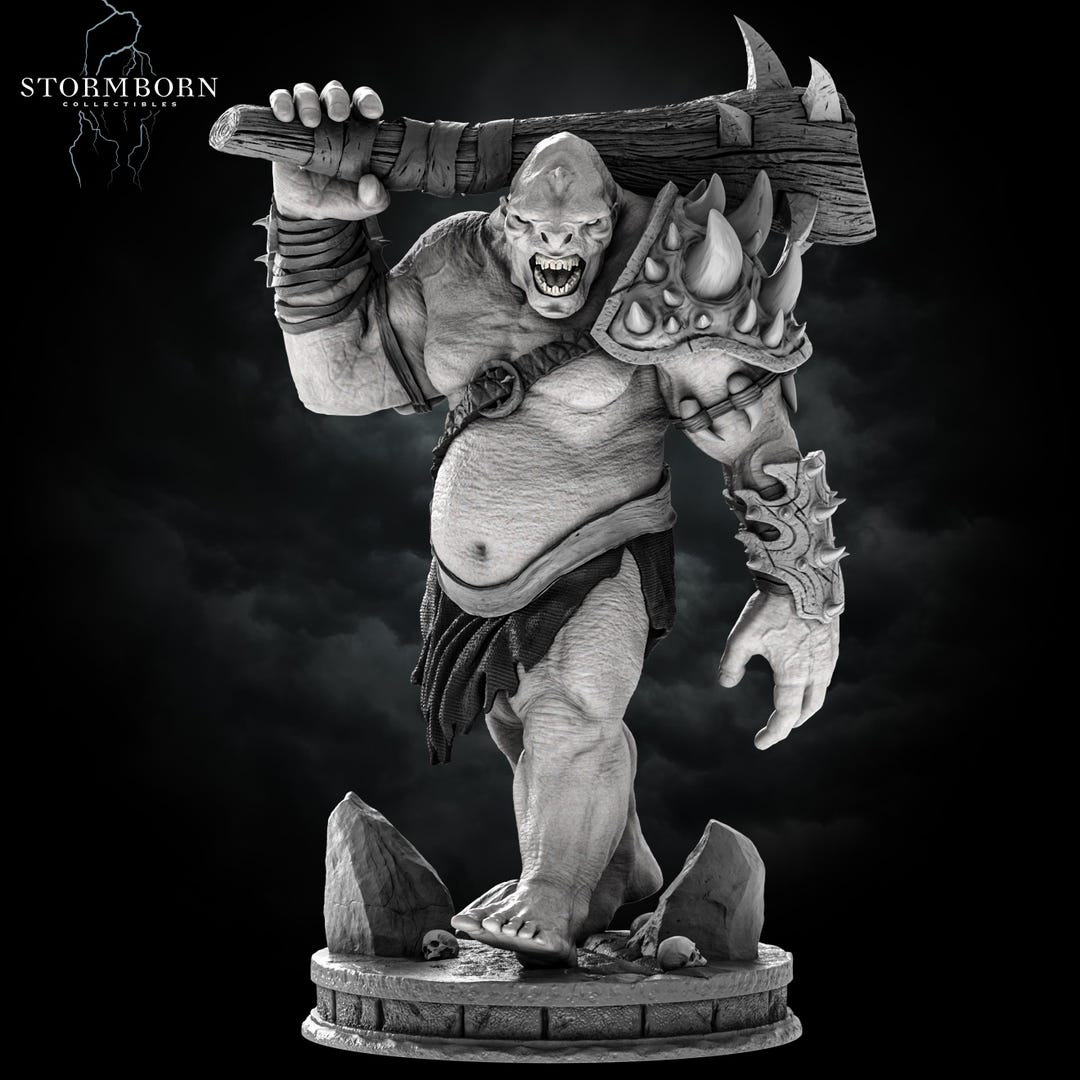 Mountain Troll | Ogre | Lord of the Rings | Dnd TTRPG Model | Stormborn ...
