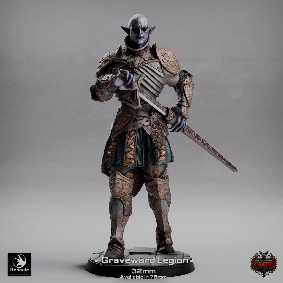 Graveward Legion - Pack | Vampire Soldiers | Undead | Dnd TTRPG Resin ...